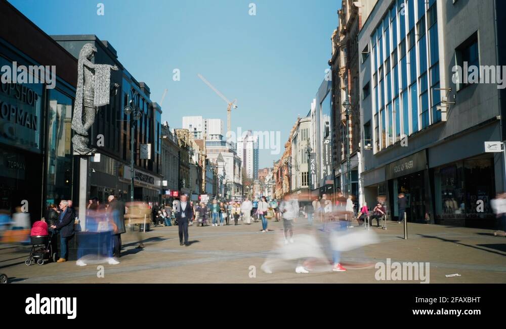 Main shopping street in leeds Stock Videos & Footage - HD and 4K Video ...