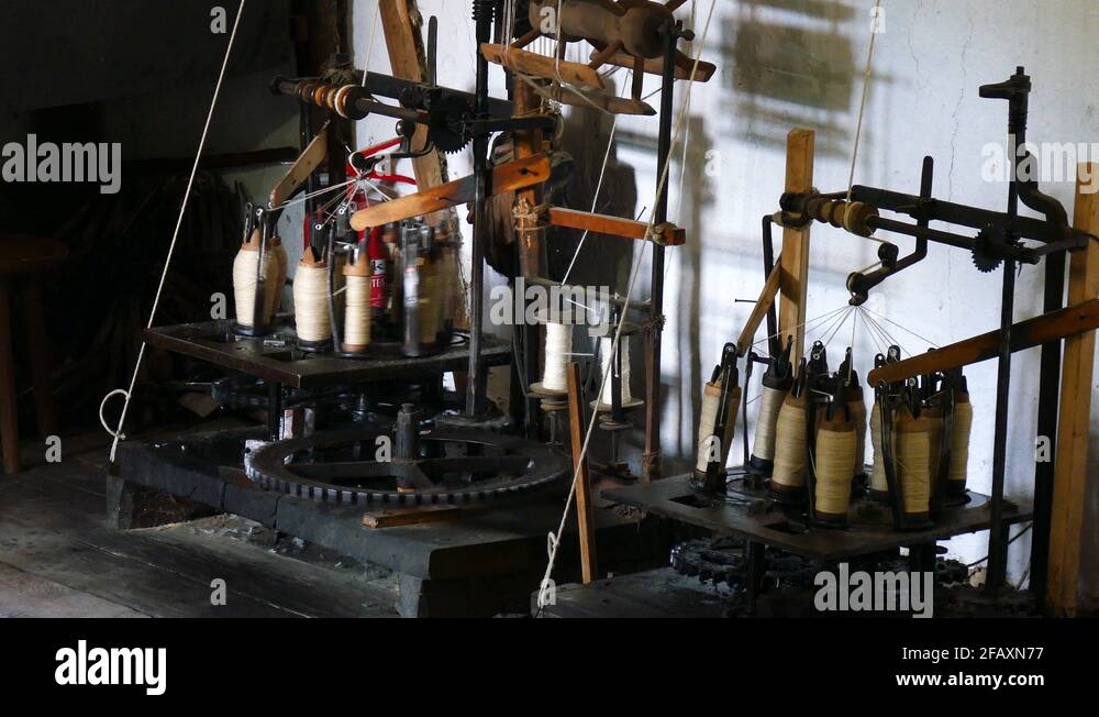 19th century textile manufacturing Stock Videos & Footage - HD and 4K ...