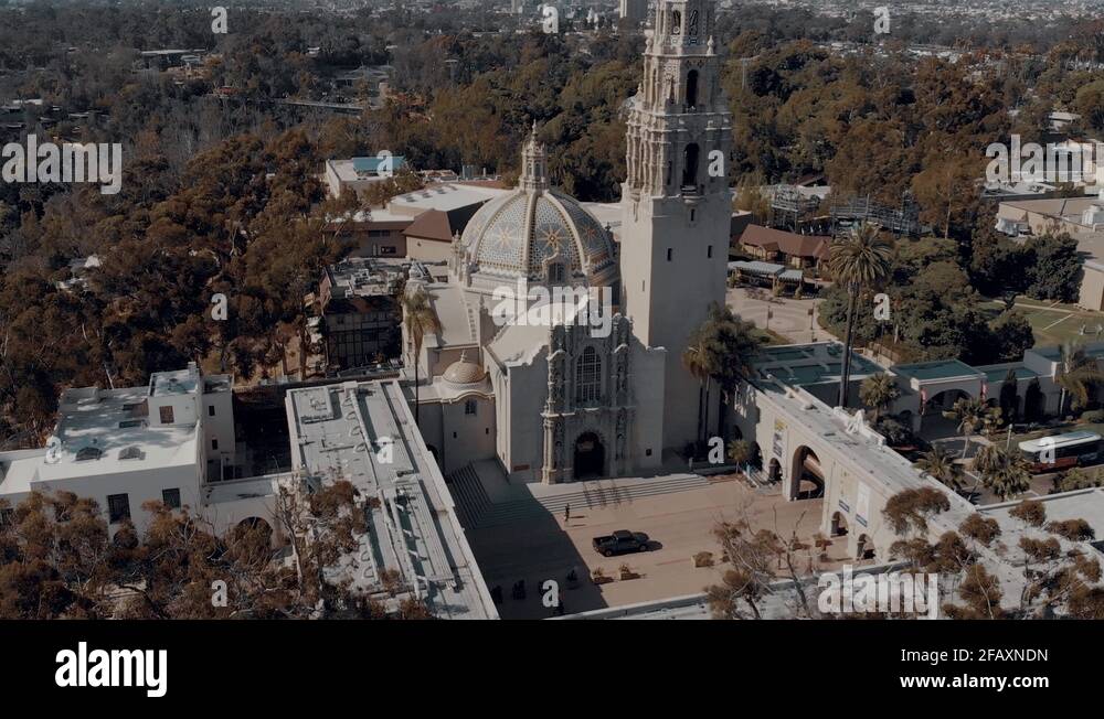 Balboa park san diego aerial Stock Videos & Footage - HD and 4K Video ...