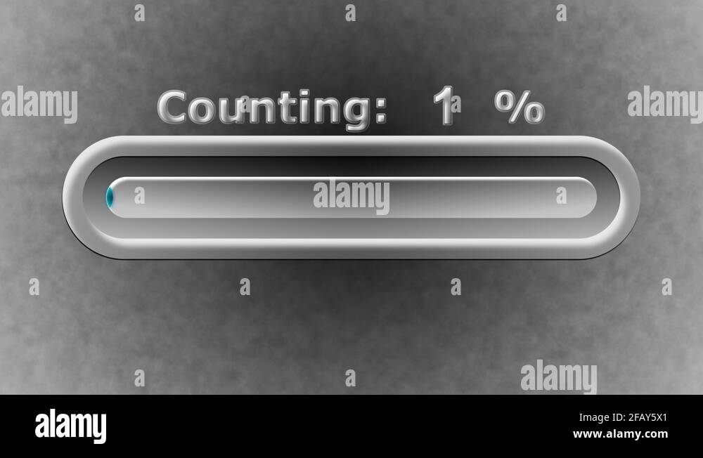 Process of Counting in the screen. 4K Resolution. Prores 4444 ...