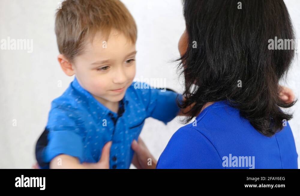 Child touching neck Stock Videos & Footage - HD and 4K Video Clips - Alamy