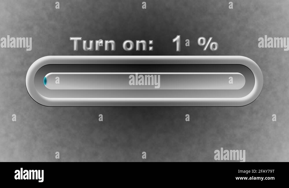 Process of Turn On in the screen. 4K Resolution. Prores 4444 ...