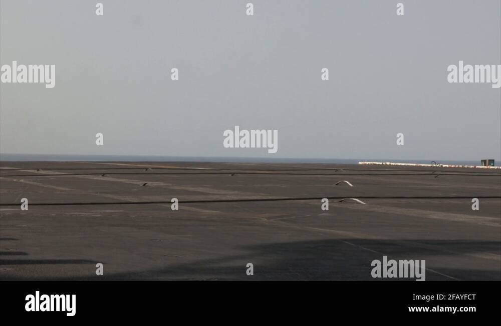 Aircraft landing on flight deck during flight deck operation - 2013 ...