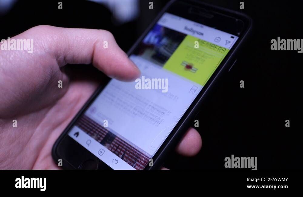 Scrolling through instagram Stock Videos & Footage - HD and 4K Video ...