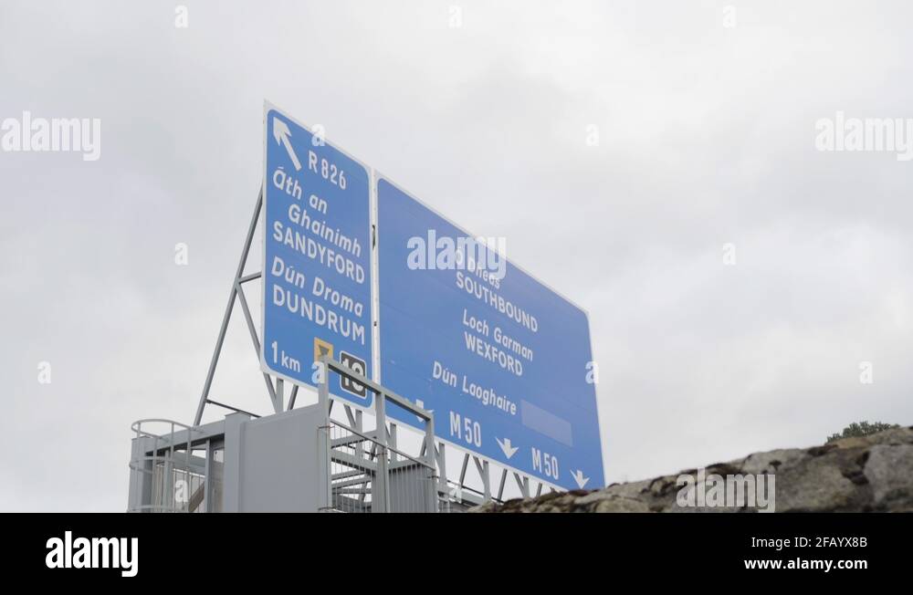 Blue motorway sign Stock Videos & Footage - HD and 4K Video Clips - Alamy