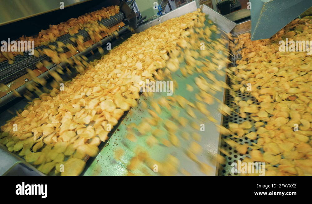 Potato chips production Stock Videos & Footage - HD and 4K Video Clips ...