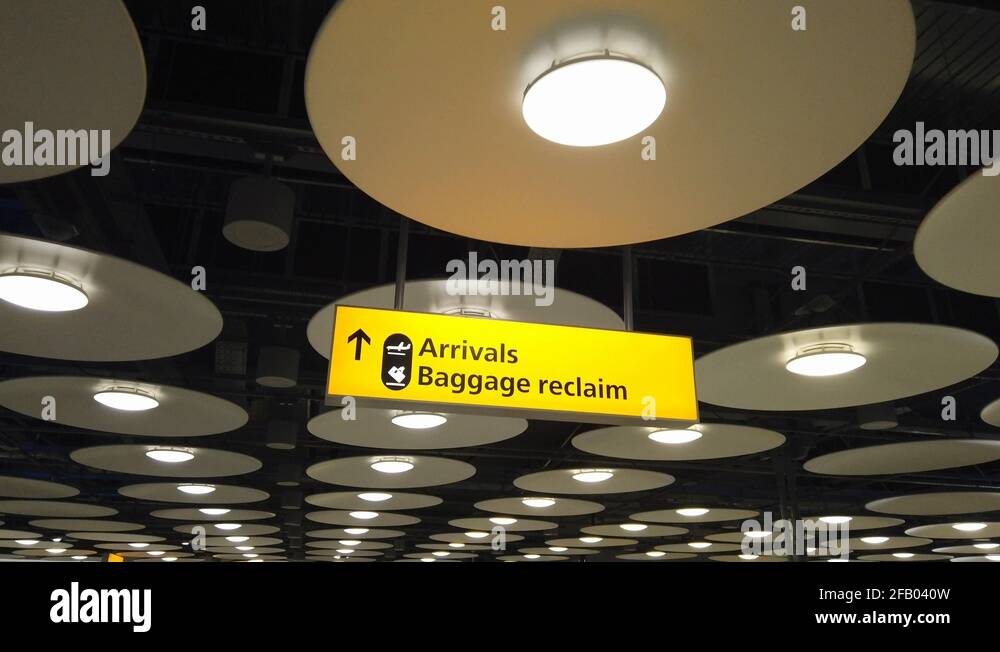 Baggage sign airport Stock Videos & Footage - HD and 4K Video Clips - Alamy