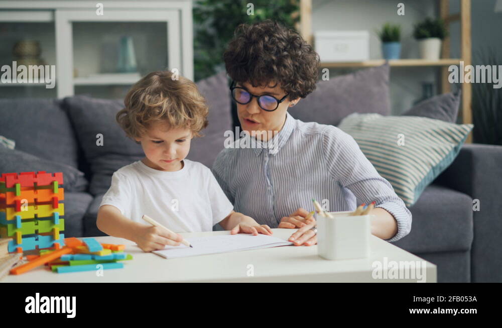 Caucasian child holding drawing pencils Stock Videos & Footage - HD and ...