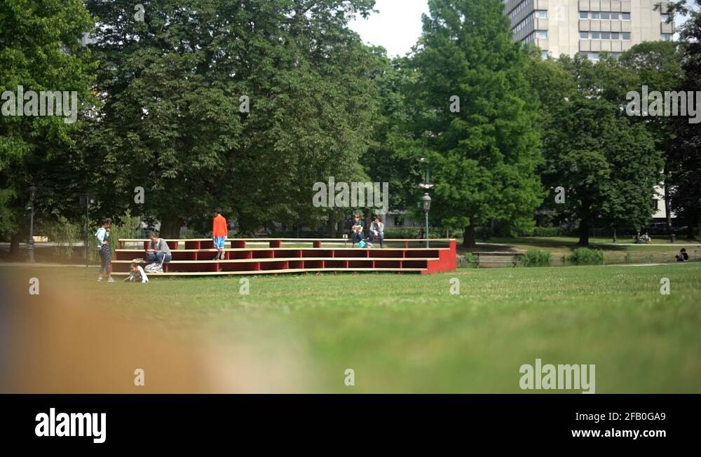 Park open air architecture Stock Videos & Footage - HD and 4K Video ...
