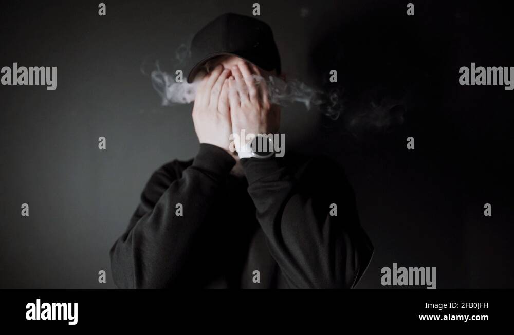 Man vaping black background Stock Videos & Footage - HD and 4K Video ...