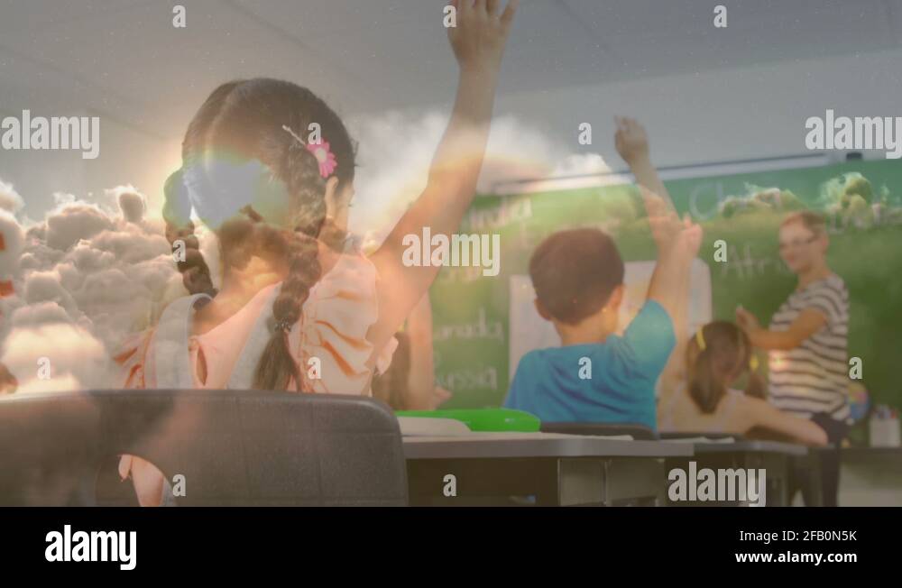 Teacher asking questions in classroom 4k Stock Video Footage - Alamy