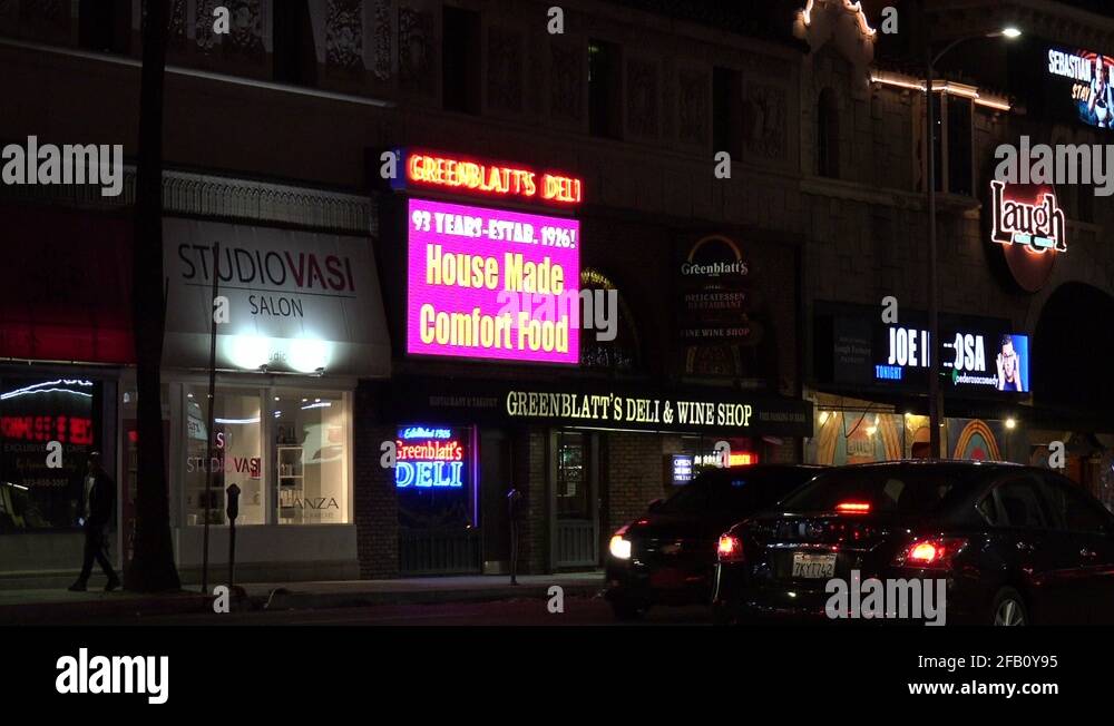 Los angeles sunset strip neon Stock Videos & Footage - HD and 4K Video ...