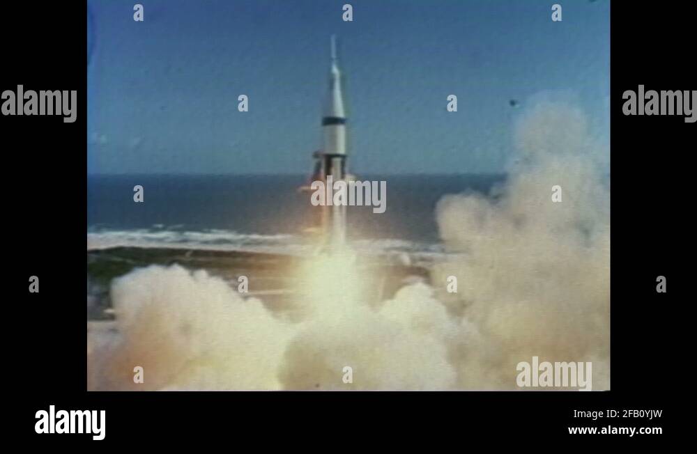 1990s: Three rockets launch into space. Flasks with plants inside of ...