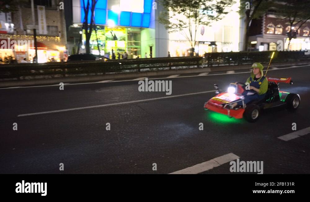 Mario Kart Tour in Tokyo, Japan Stock Video Footage - Alamy
