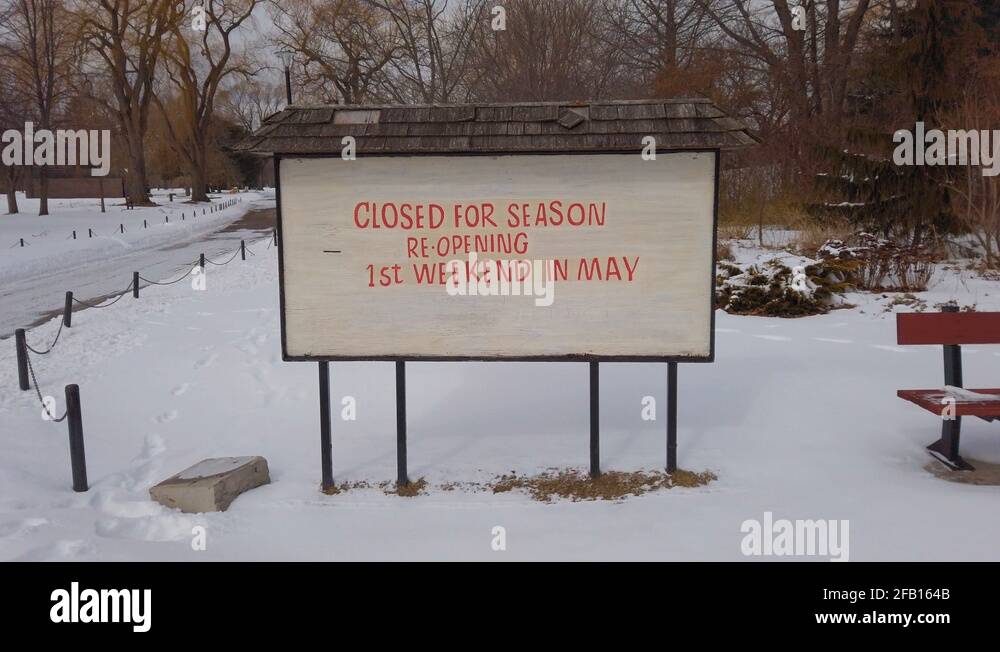 Closed for the season sign Stock Videos & Footage - HD and 4K Video ...