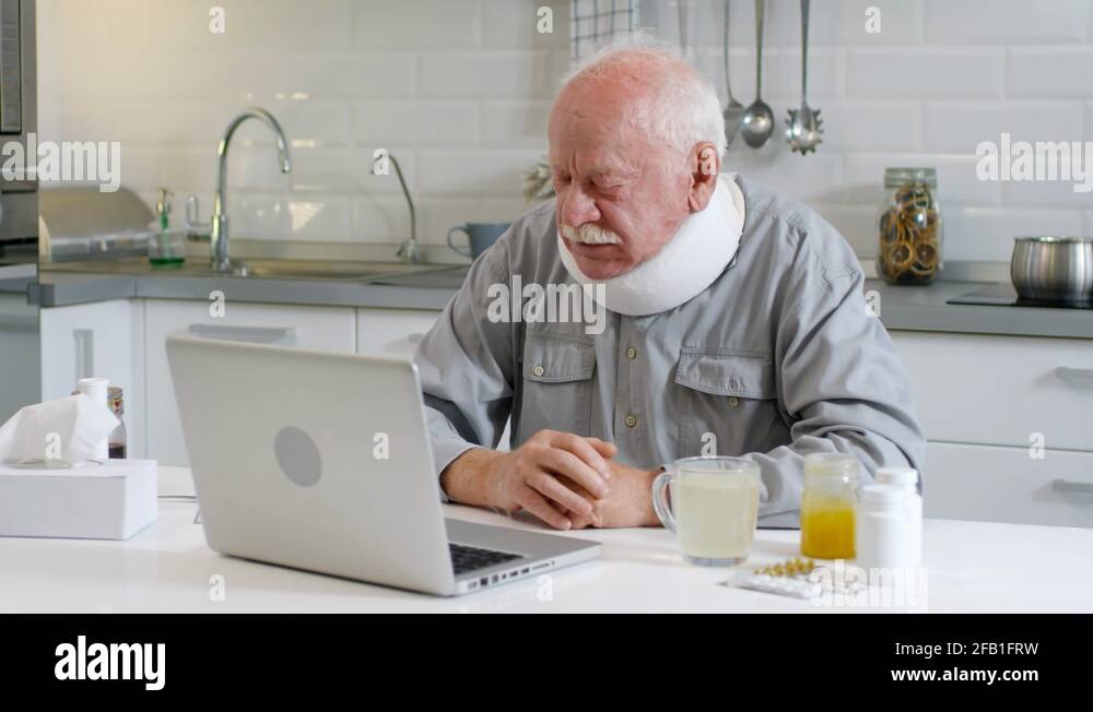 Old man neck brace Stock Videos & Footage - HD and 4K Video Clips - Alamy