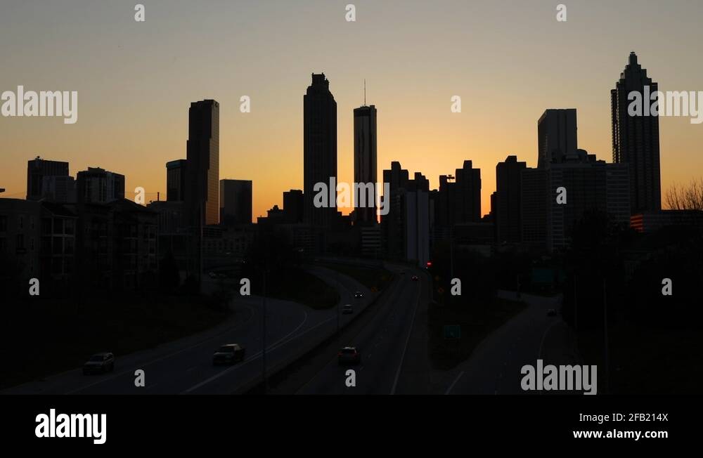 Atlanta usa city skyline silhouette Stock Videos & Footage - HD and 4K ...