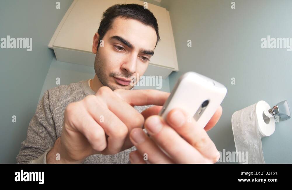 Man using toilet and computer Stock Videos & Footage - HD and 4K Video ...