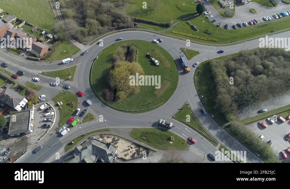 Drone view of roundabout Stock Videos & Footage - HD and 4K Video Clips ...