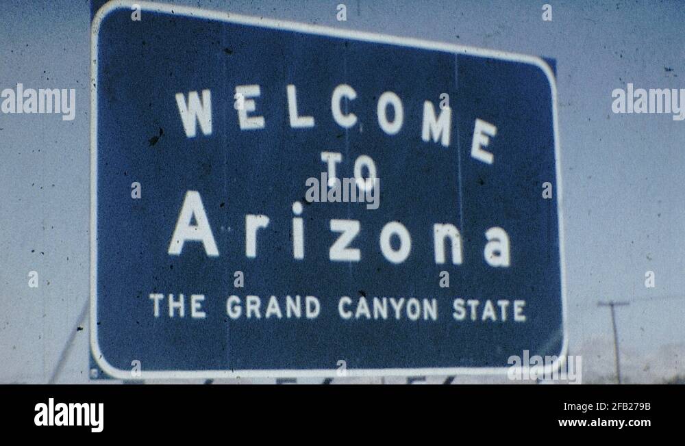 Arizona welcome sign state line Stock Videos & Footage - HD and 4K ...