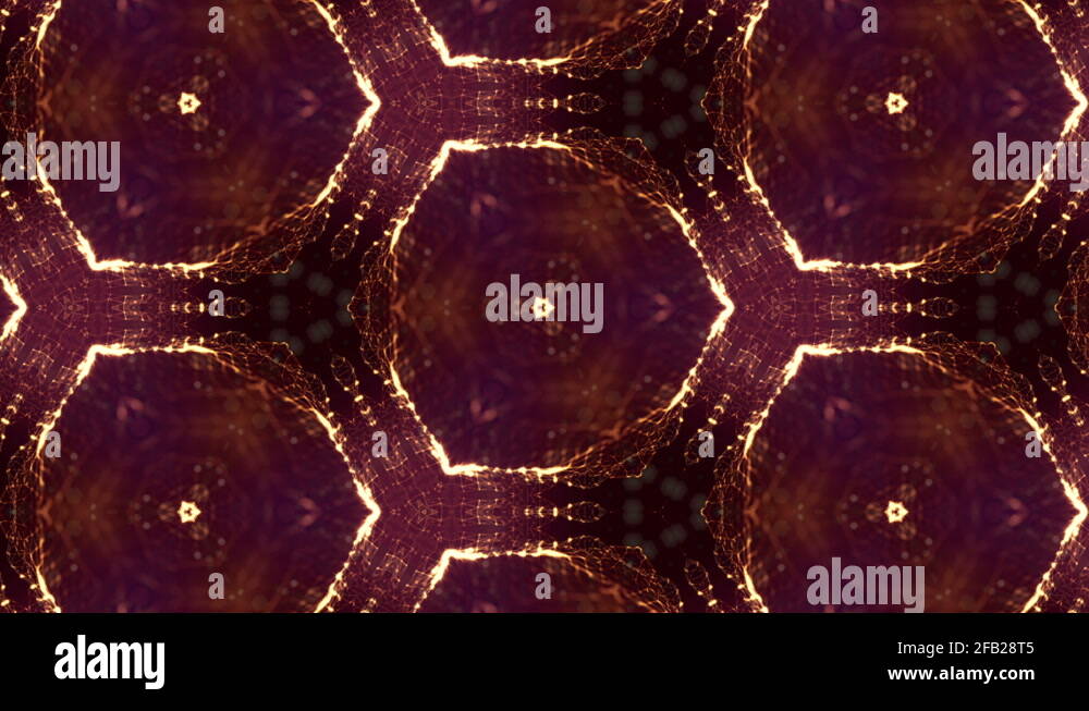 complex golden composition of particles form a periodic structure. 3d ...