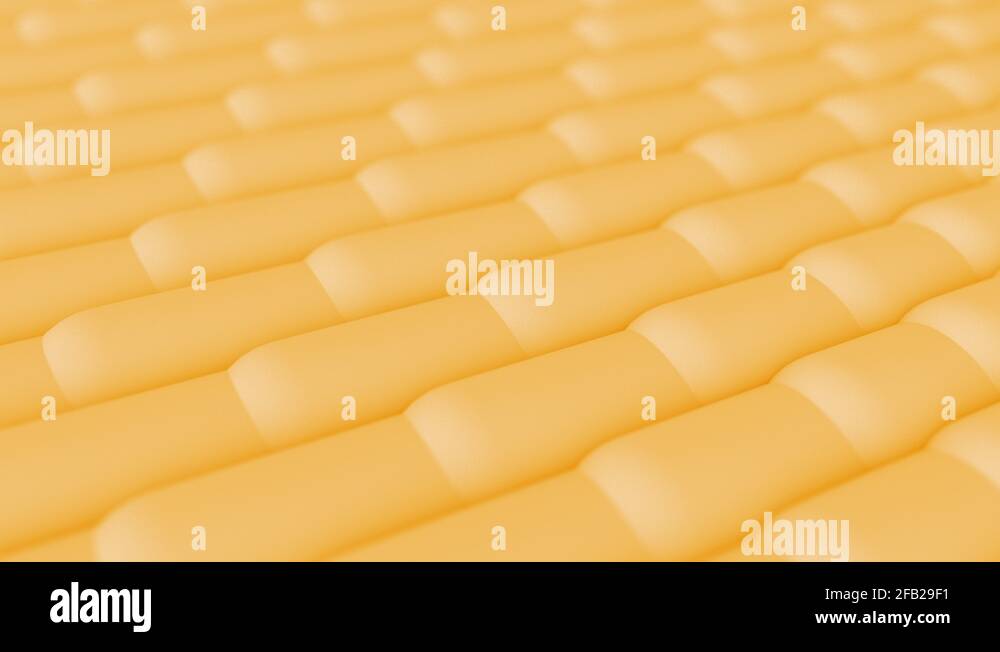 Abstract 3d yellow shapes background 4k animation. Computer render loop ...