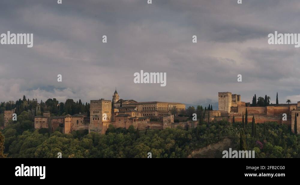 Alhambra landscape sunset Stock Videos & Footage - HD and 4K Video ...