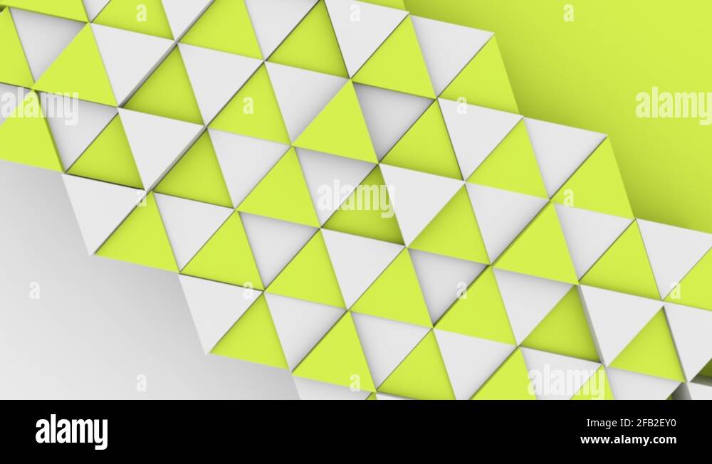 Abstract 3D triangle shapes background with different colors top view ...