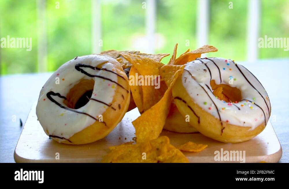 Man Eating Unhealthy Junk Food in Disgusting Way Stock Video Footage ...