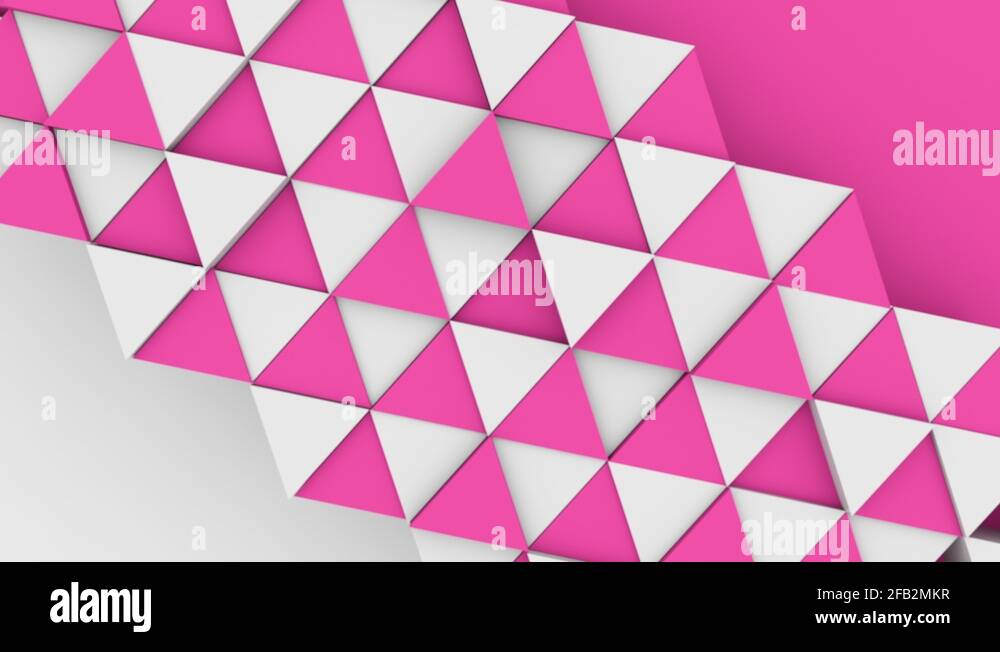 Abstract 3D triangle shapes background with different colors top view ...