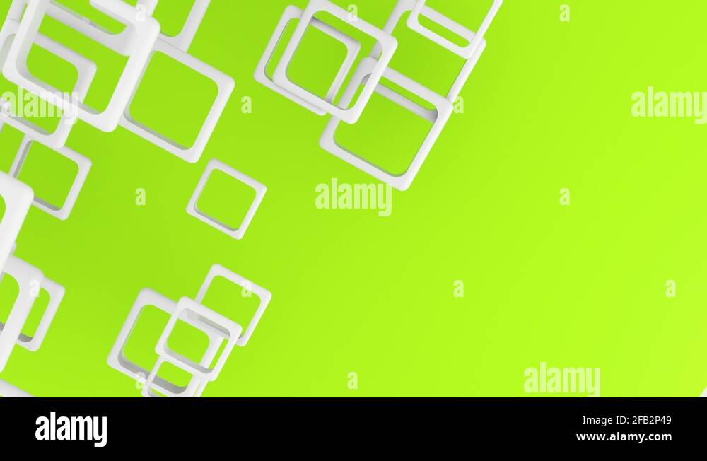 Abstract background 3d color squares shapes 4k animation. Looping ...