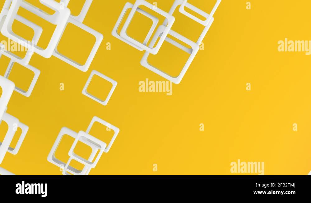 Abstract background 3d color squares shapes 4k animation. Looping ...