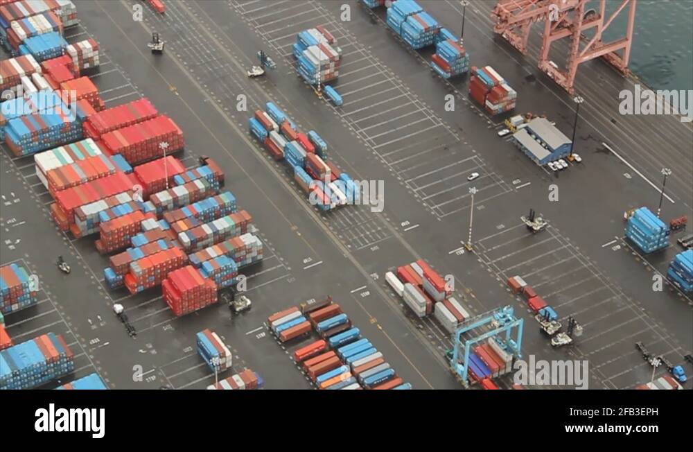 Looking down on container ship Stock Videos & Footage - HD and 4K Video ...