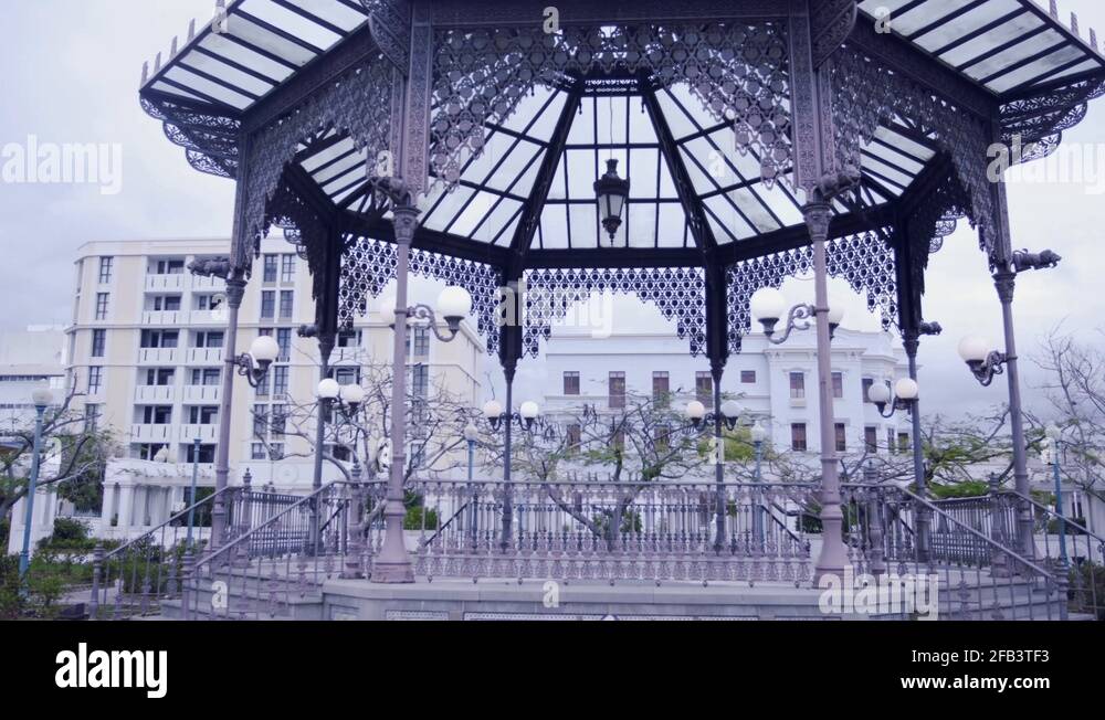 Pulling away from the Parque Urbano Dora Colon in Ponce, Puerto Rico as ...