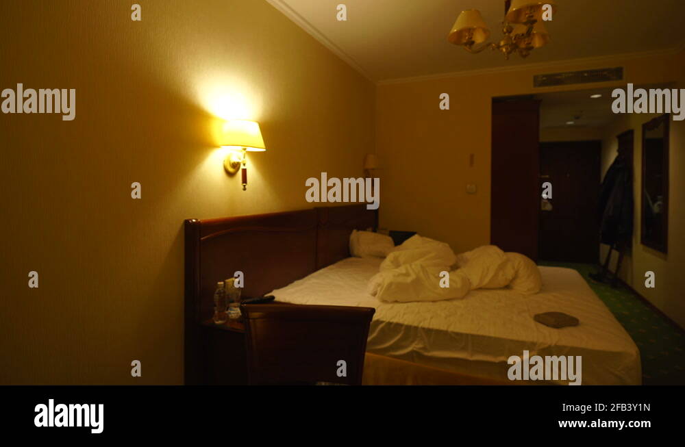 Hotel room messy bed Stock Videos & Footage - HD and 4K Video Clips - Alamy