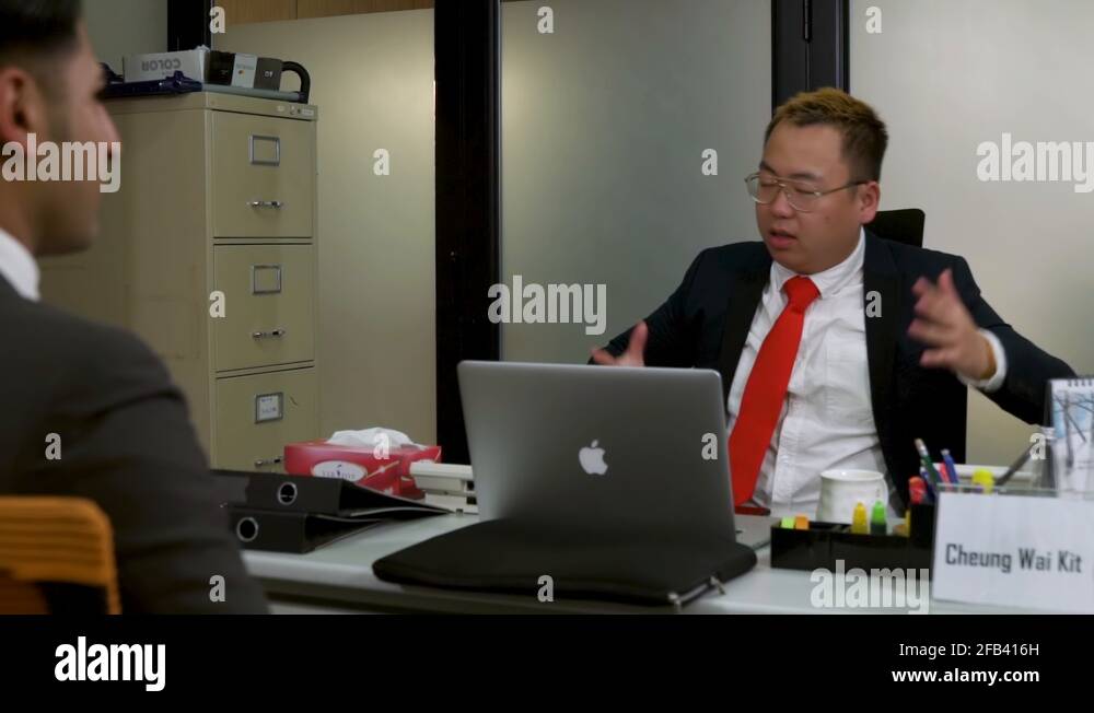 Boss sitting behind desk Stock Videos & Footage - HD and 4K Video Clips ...