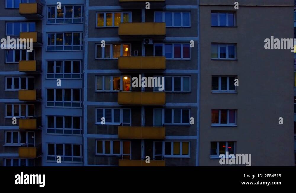 Illuminated balconies Stock Videos & Footage - HD and 4K Video Clips ...