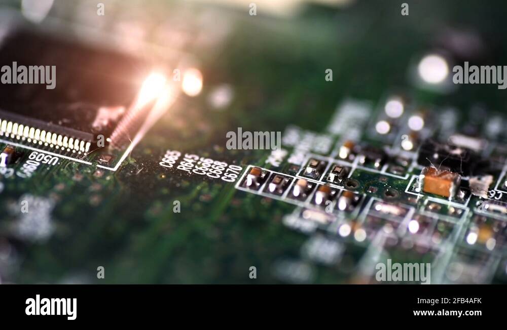 mainboard motherboard close up camera drive Stock Video Footage - Alamy
