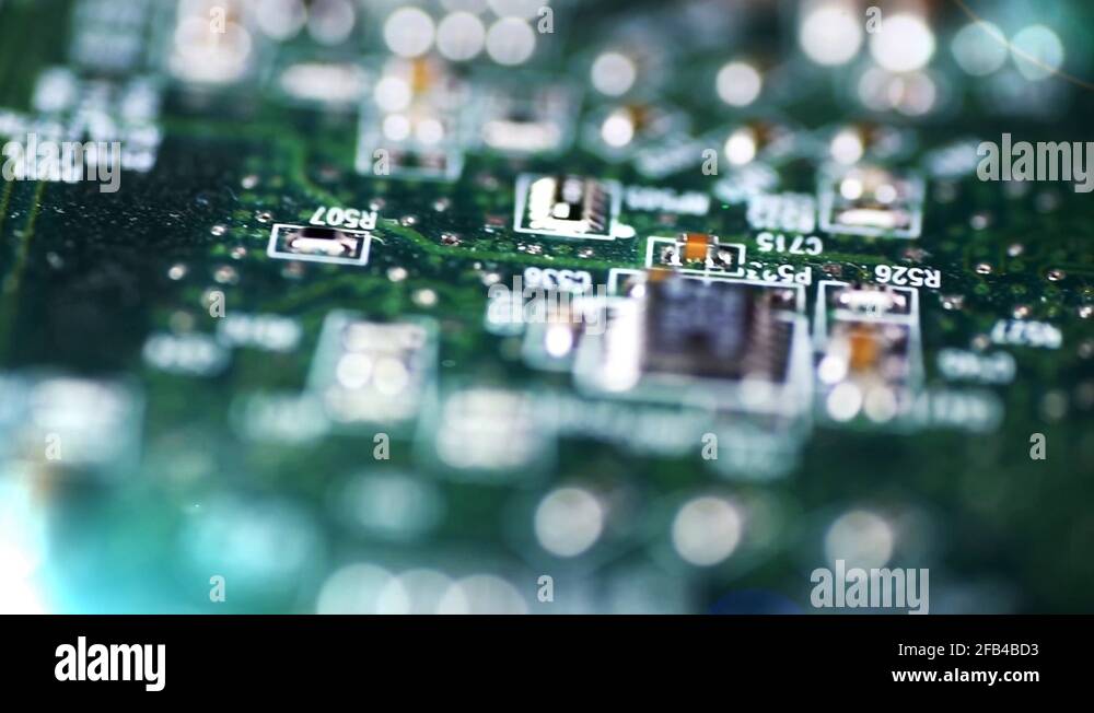 mainboard motherboard close up camera drive Stock Video Footage - Alamy