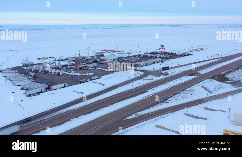 Rest area truck stop Stock Videos & Footage - HD and 4K Video Clips - Alamy