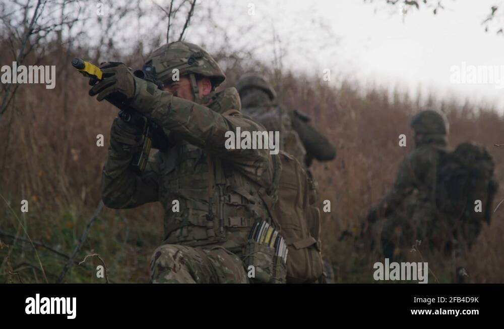 British soldier aiming gun Stock Videos & Footage - HD and 4K Video ...