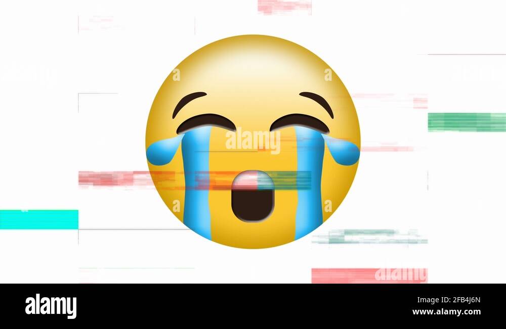 Loudly Crying Face emoji Stock Video Footage - Alamy