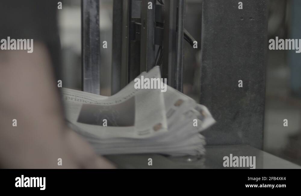 Newspaper printing process Stock Videos & Footage - HD and 4K Video ...