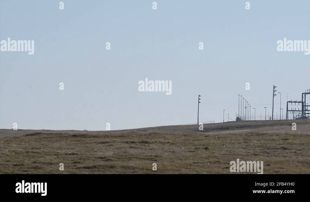 Sign board of U.S Air force at Beale Air Force Base - 2013 Stock Video ...