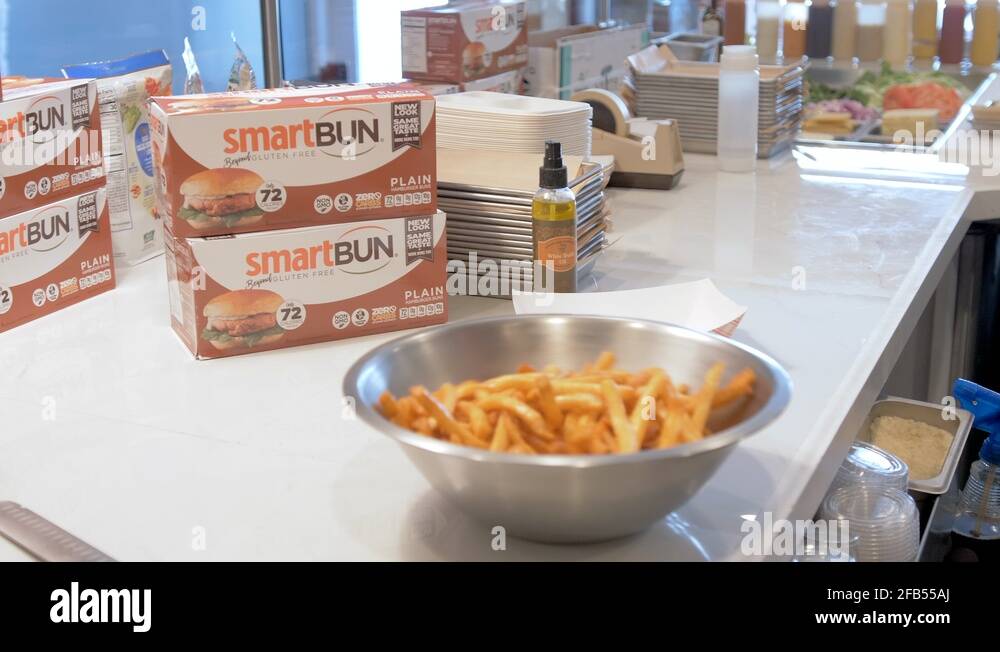 French fries counter Stock Videos & Footage - HD and 4K Video Clips - Alamy