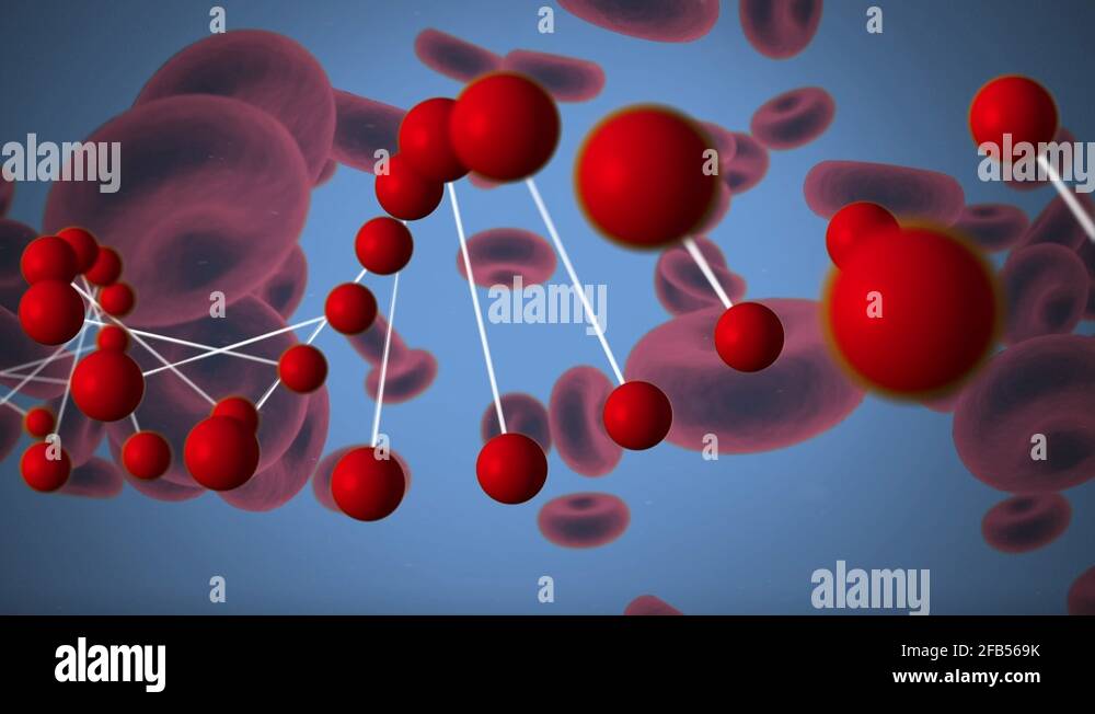 DNA double helix and red blood cells Stock Video Footage - Alamy