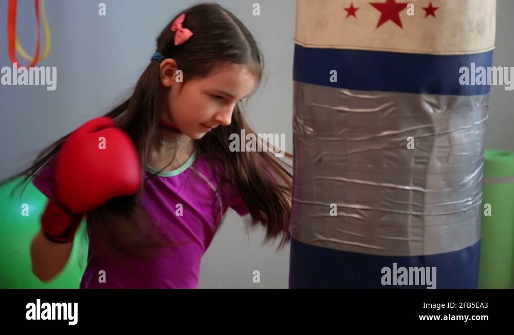 Little girl boxing gloves Stock Videos & Footage - HD and 4K Video ...