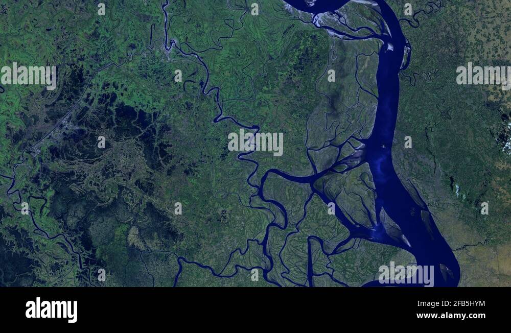 Satellite view ganges river Stock Videos & Footage - HD and 4K Video ...