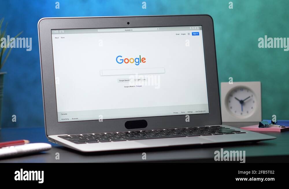 The google search page on the screen of mobile phone Stock Videos ...