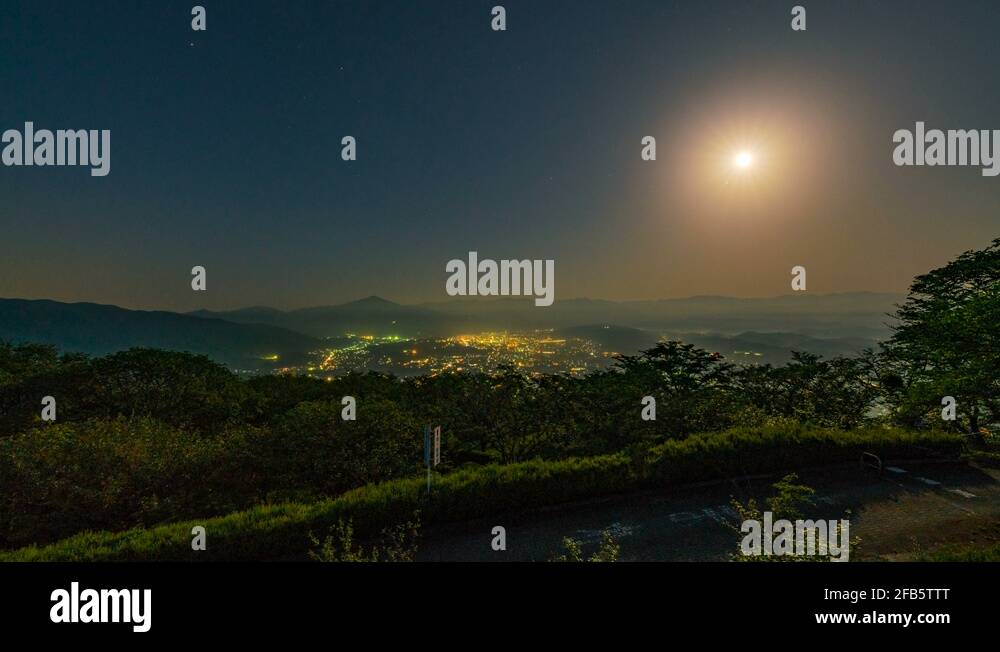 Japan night sky city moon Stock Videos & Footage - HD and 4K Video ...